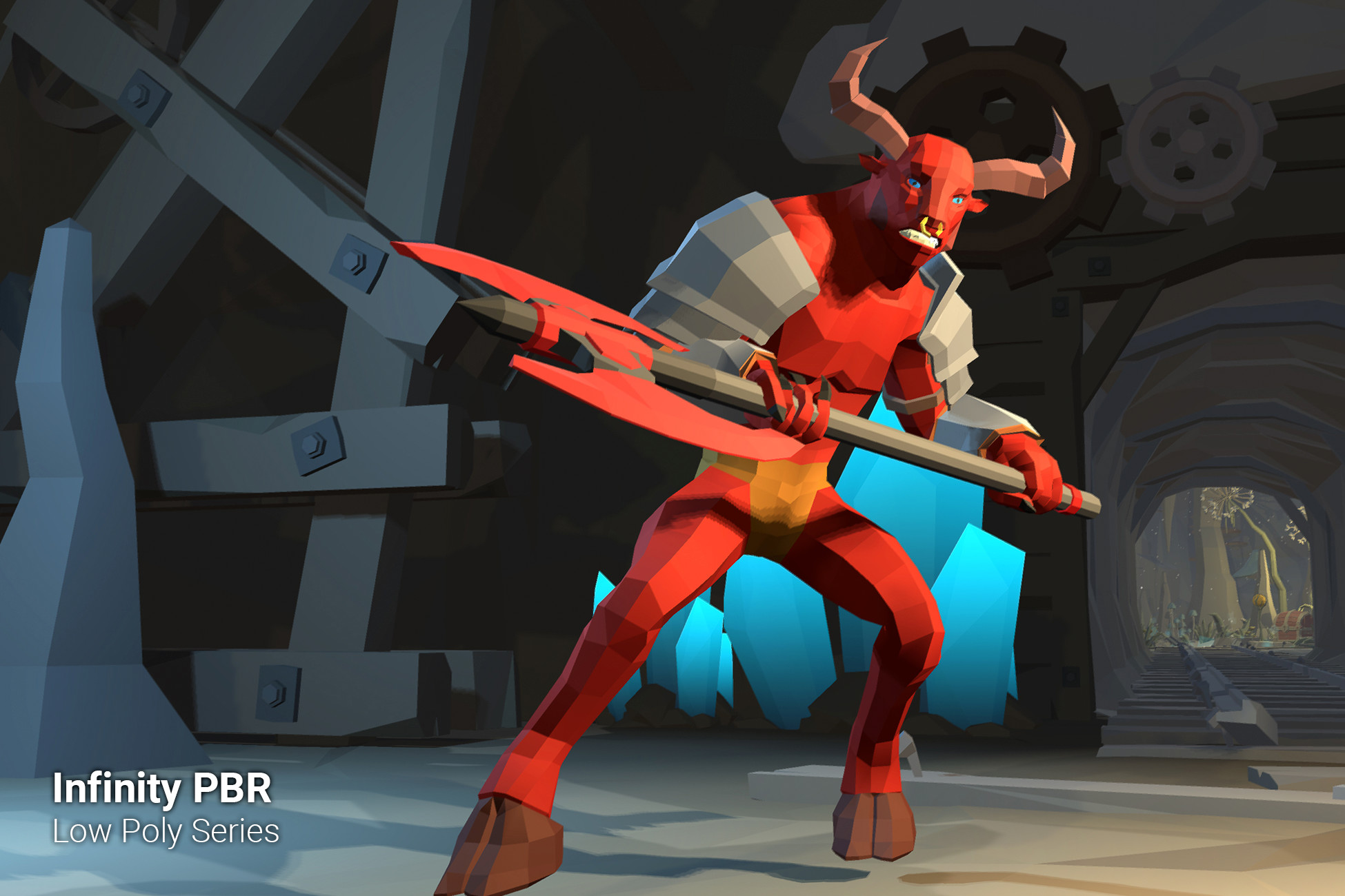 Low Poly Character - Minotaur - Fantasy RPG | 3D Creatures | Unity ...
