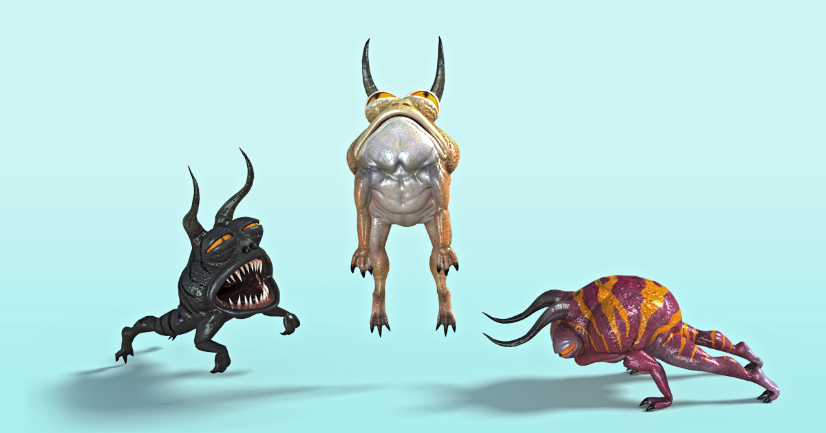 Demon frog | 3D Creatures | Unity Asset Store