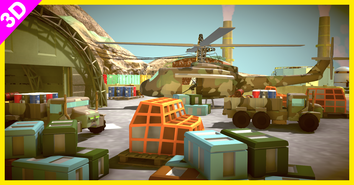 Military Pack Art | 3D Environments | Unity Asset Store