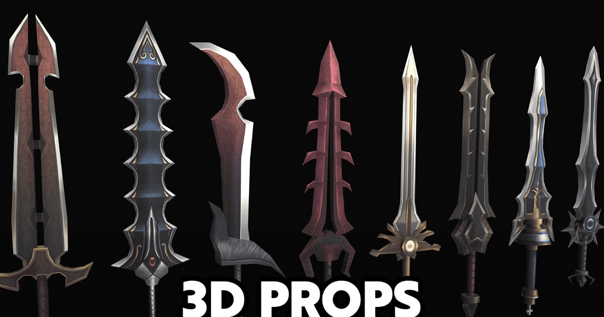 3D Props - Weapon 100 | 3D Weapons | Unity Asset Store