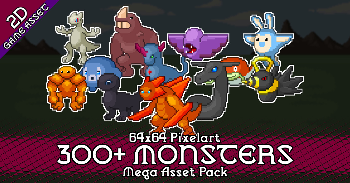 2D RPG Monsters Mega Asset Pack | 2D Characters | Unity Asset Store