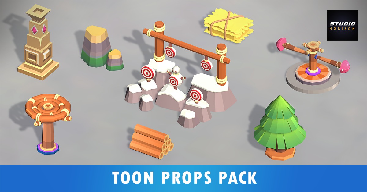 Toon Props - Simple Props Pack | 3D Environments | Unity Asset Store