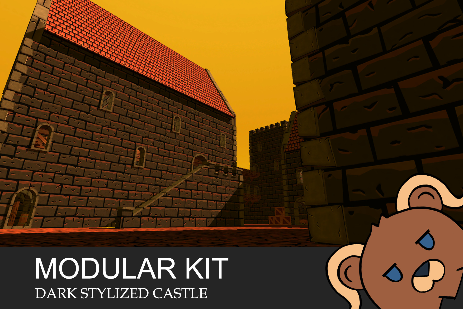 Dark Stylized Castle Kit | 3D Fantasy | Unity Asset Store
