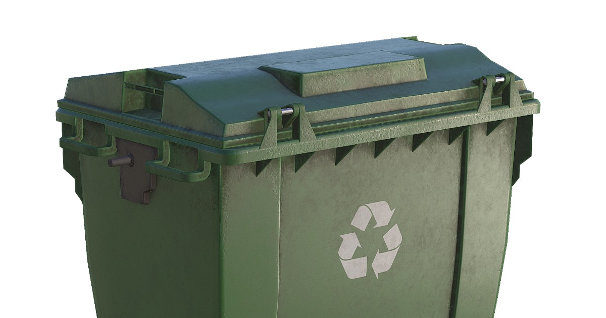 Plastic Dumpster PBR | 3D Exterior | Unity Asset Store