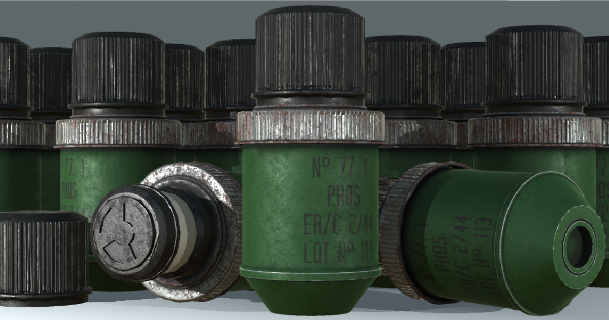 No. 77 Smoke Grenade | 3D | Unity Asset Store