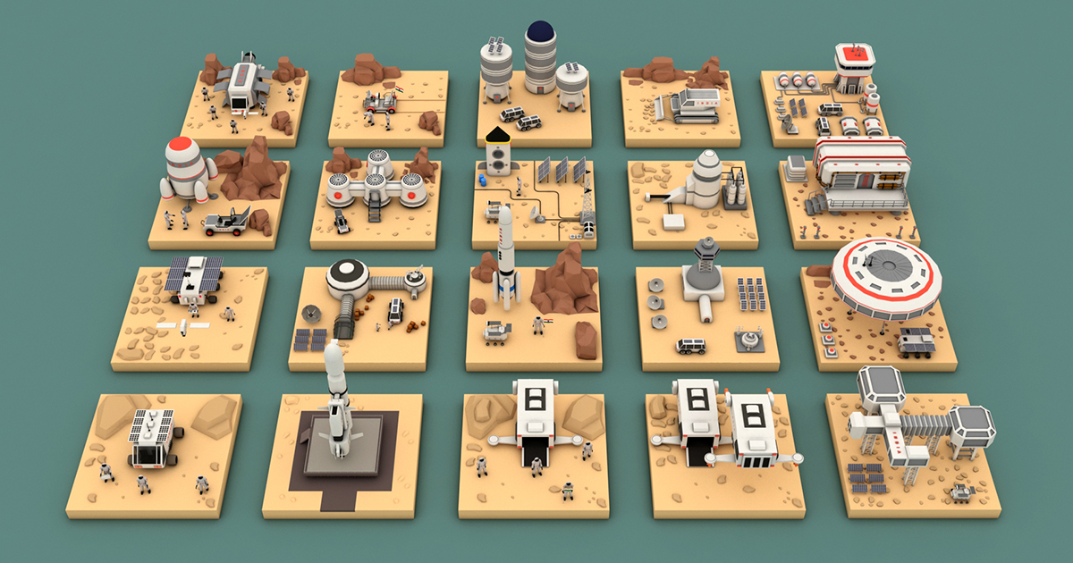 Low Poly Space Combo Pack | 3D Sci-Fi | Unity Asset Store