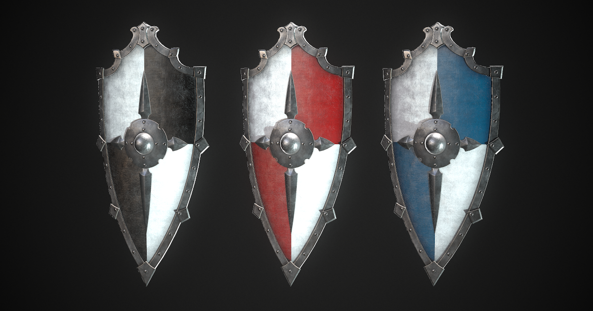 Knight Shield 08 | 3D Weapons | Unity Asset Store