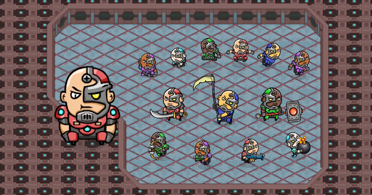 2D Character - Cyborg | 2D Characters | Unity Asset Store