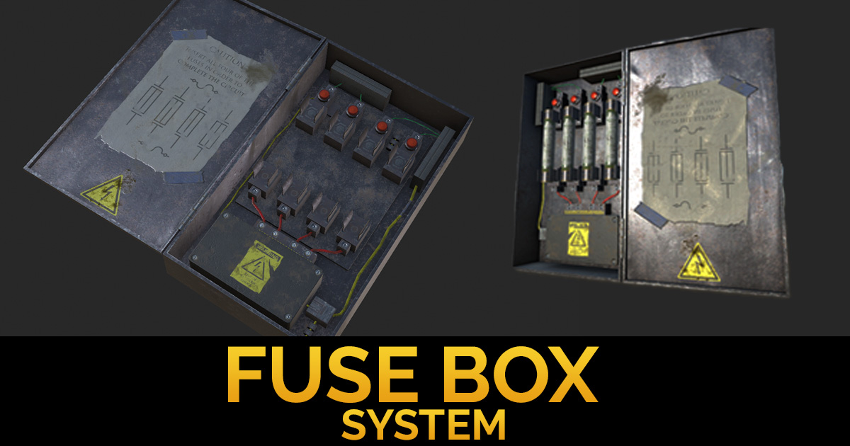 Fuse Box Model Pack | 3D Props | Unity Asset Store
