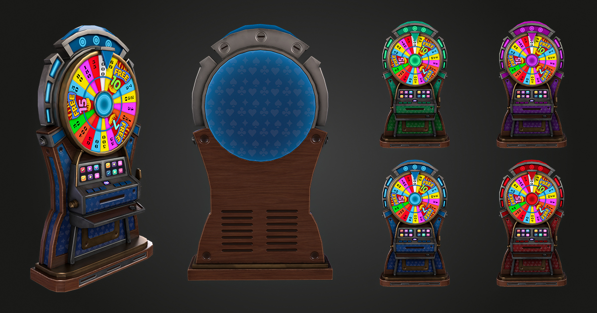 Lucky Spin Machine Vol. 3 | 3D 소품 | Unity Asset Store