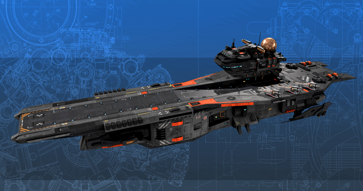 Federation Spacecraft Carrier GB4 | 3D Space | Unity Asset Store