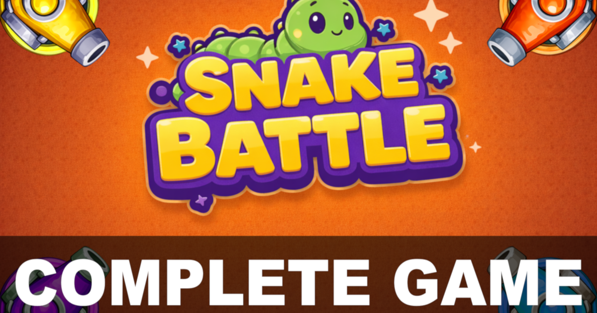 Snake Battle Puzzle - Complete Mobile Game Template | Packs | Unity ...