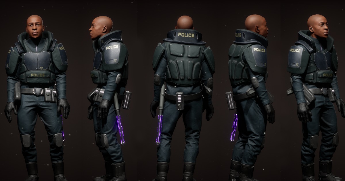 Policeman of Future | Characters | Unity Asset Store