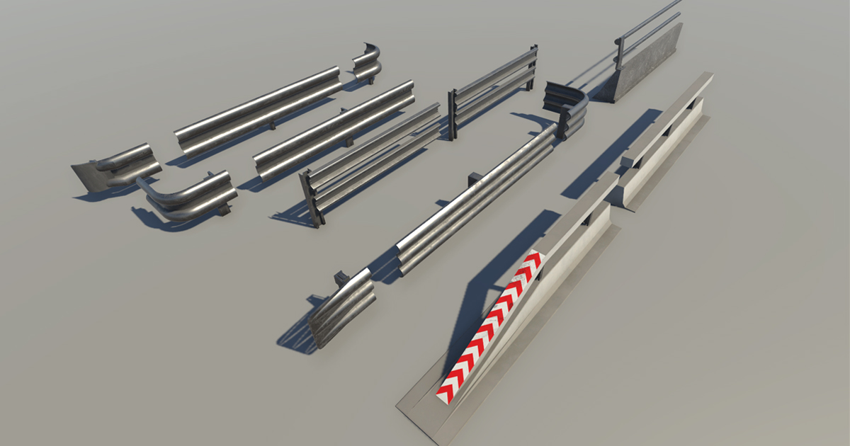 Modular Guard Rails | 3D Exterior | Unity Asset Store
