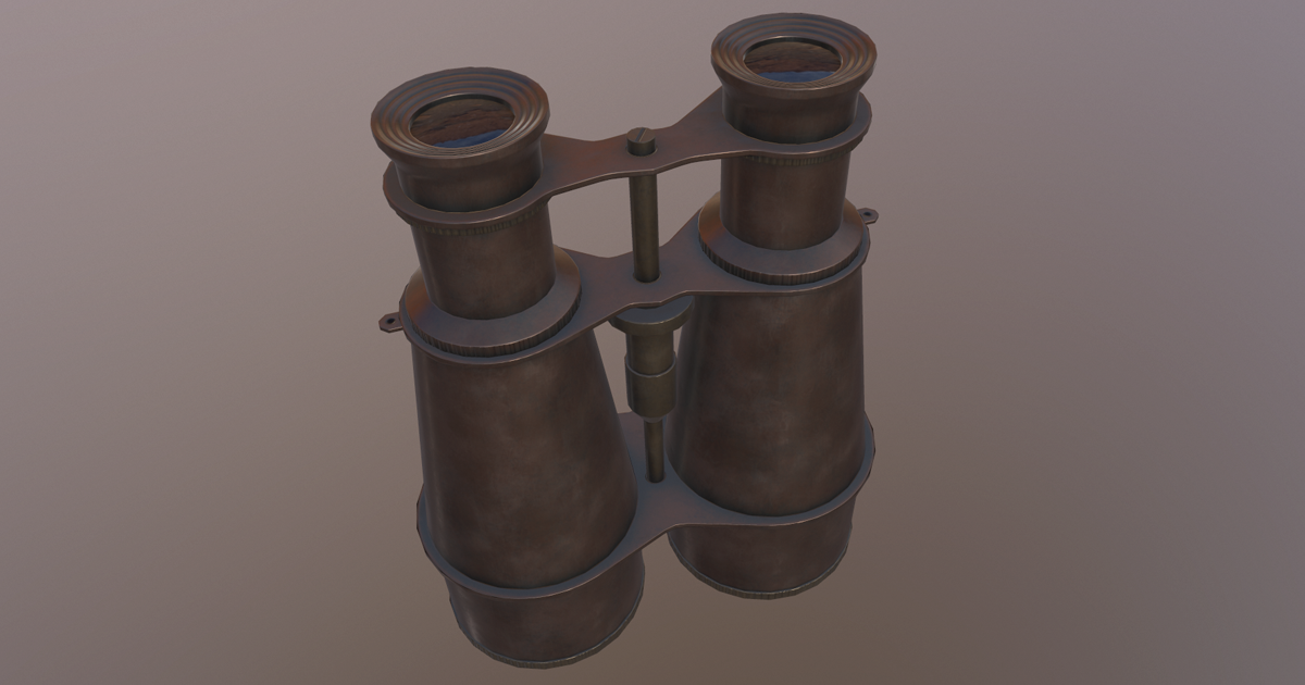 Antique binoculars | 3D 기타 도구 | Unity Asset Store