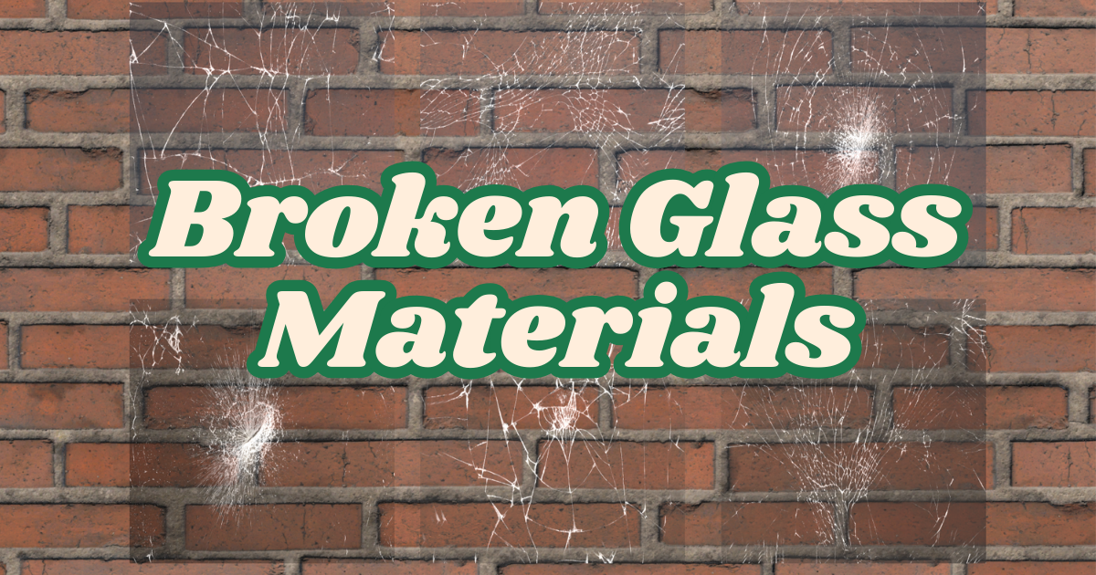 Broken Glass Materials v02 | 2D Glass | Unity Asset Store