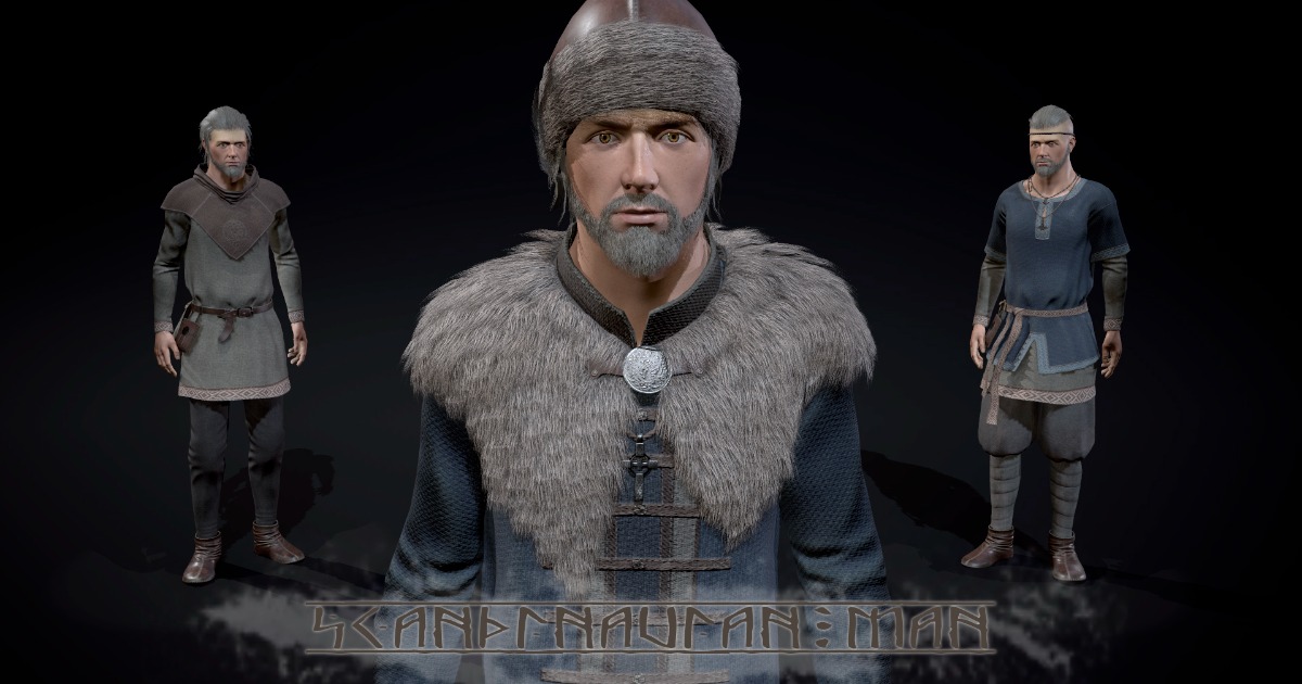 Scandinavian man | 3D Characters | Unity Asset Store