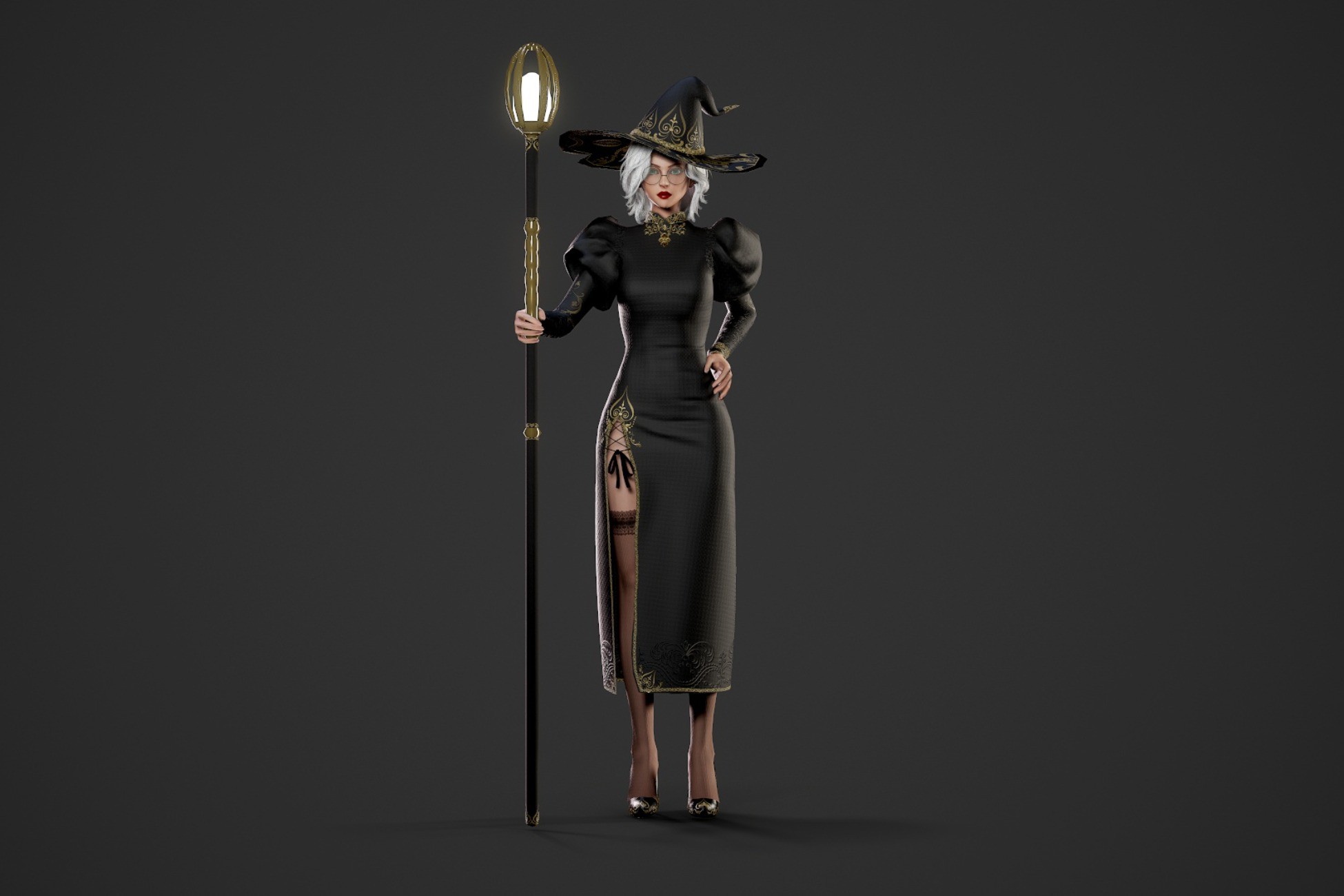 Adept Wizard Girl(v2) | Characters | Unity Asset Store