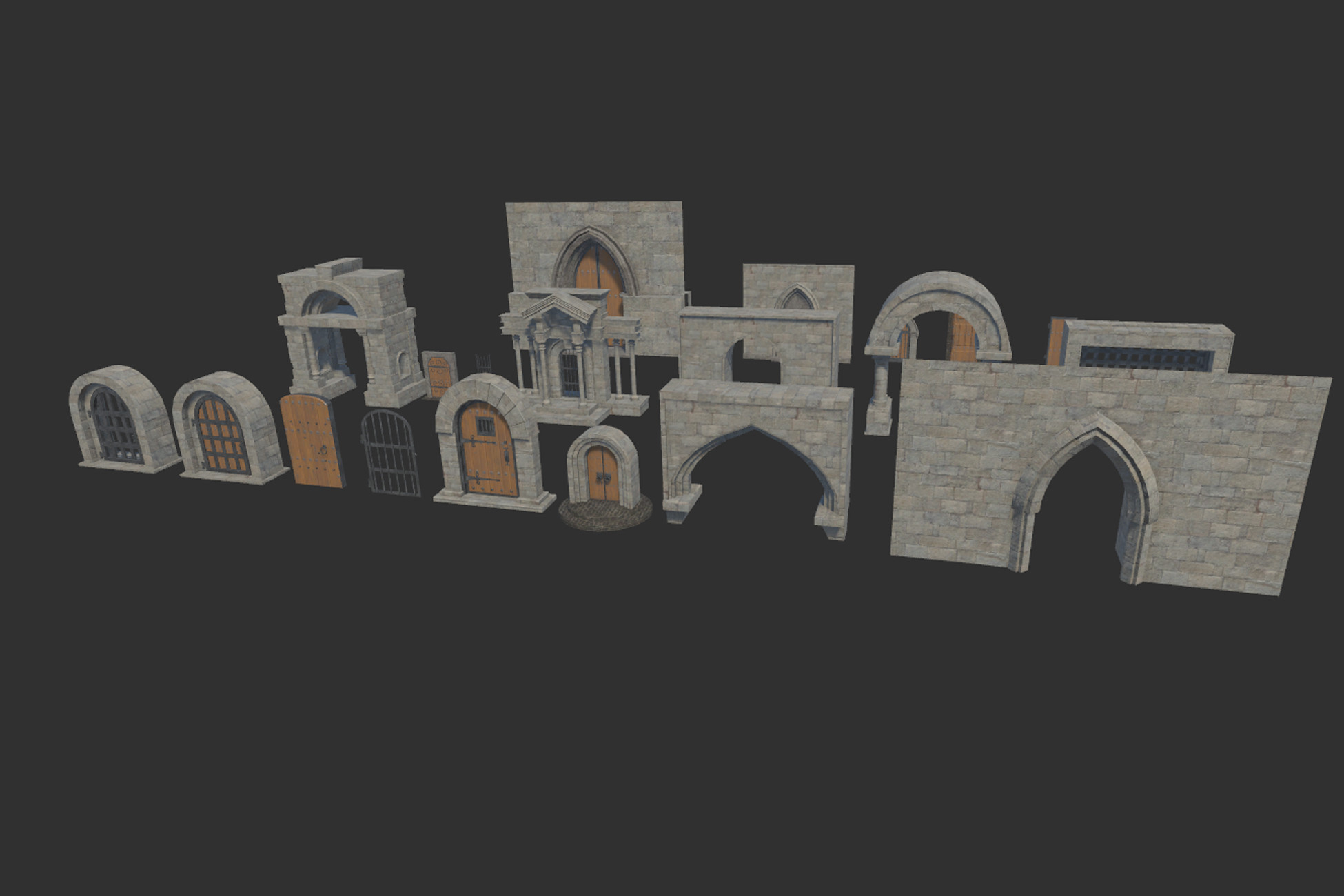 Doors Collection | 3D Exterior | Unity Asset Store