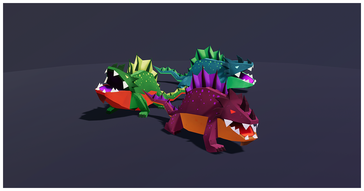 Toon Lizard | 3D 캐릭터 | Unity Asset Store