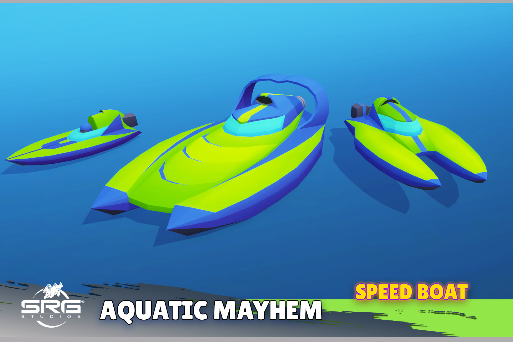 Aquatic Mayhem - Speed Boat | 3D Sea | Unity Asset Store
