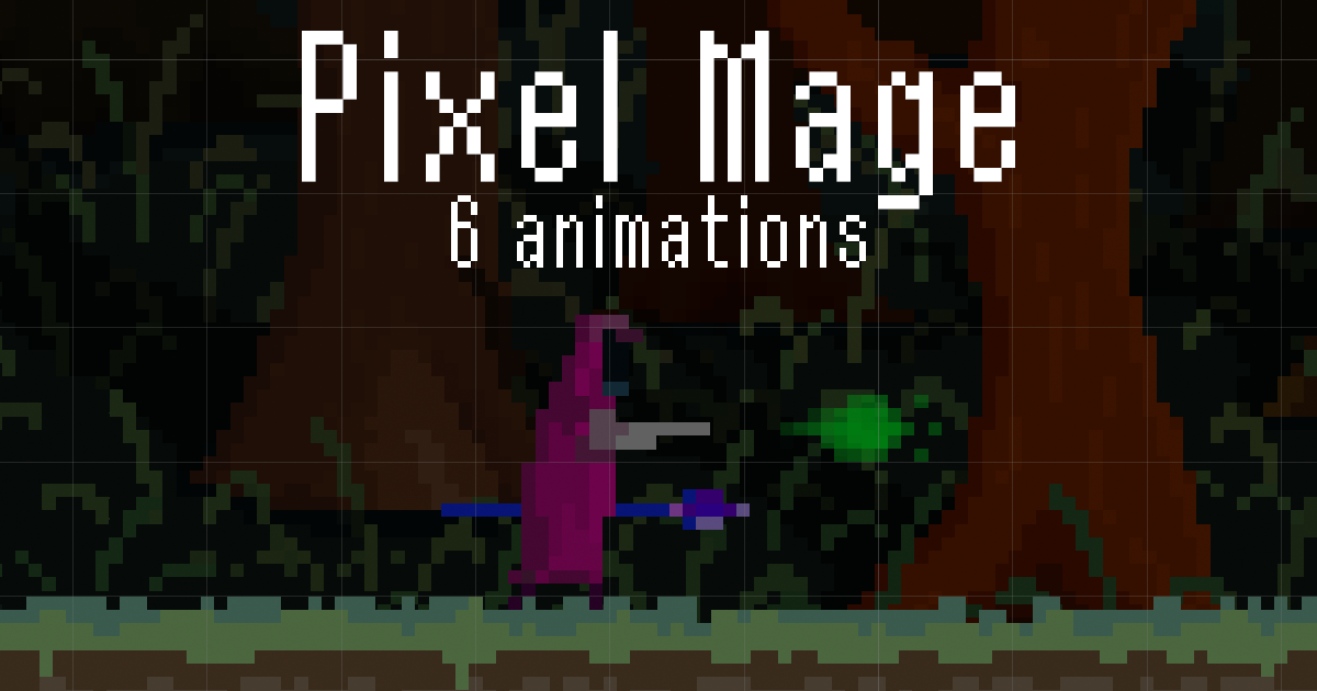 Pixel Mage | 2D Characters | Unity Asset Store