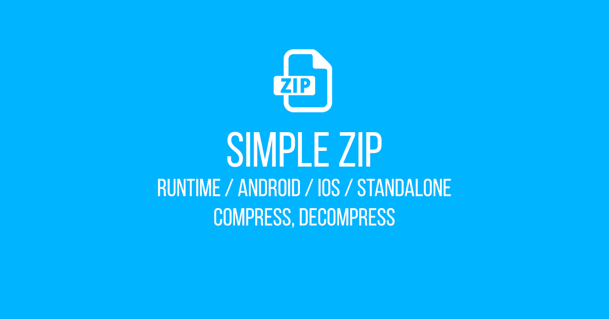Simple Zip | Input Management | Unity Asset Store