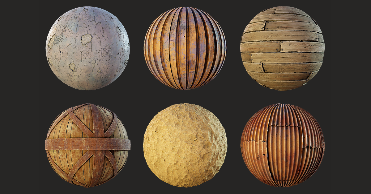 Stylized Wasteland Materials | 2D Textures & Materials | Unity Asset Store