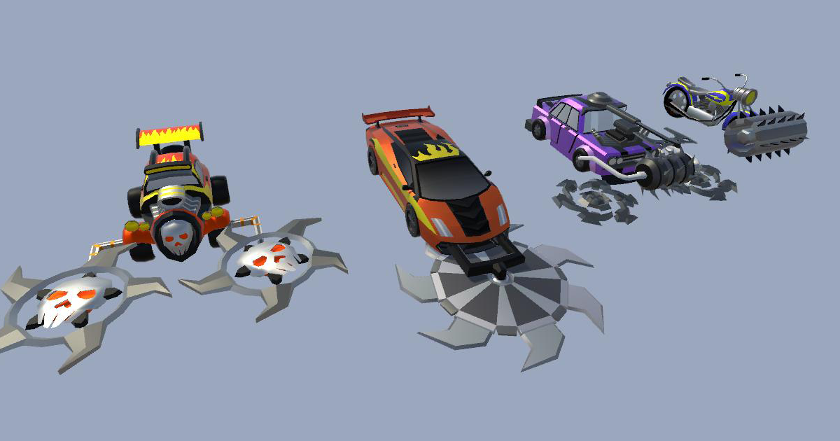 Battle Racers: Combat Vehicle Pack | 3D Land | Unity Asset Store