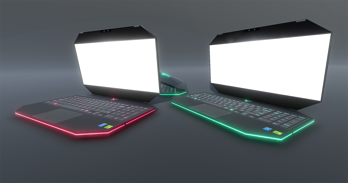PBR Gaming Laptop | 3D Electronics | Unity Asset Store