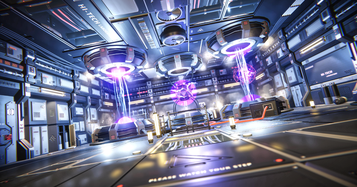 Stylized Sci Fi Corridor 3d Sci Fi Unity Asset Store 5897