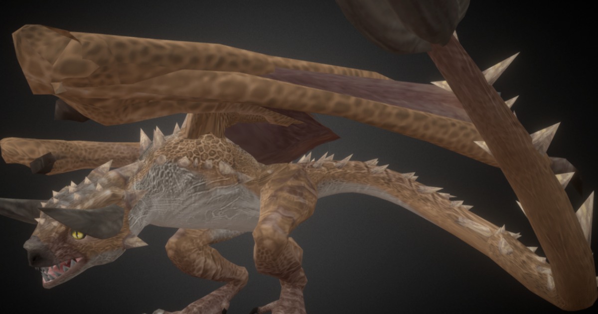 Small Wyvern Ground v1 | 3D Creatures | Unity Asset Store