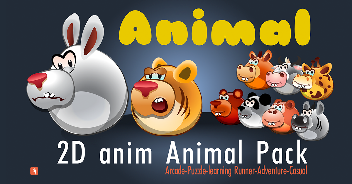 2D anim Animal Pack | 2D Characters | Unity Asset Store