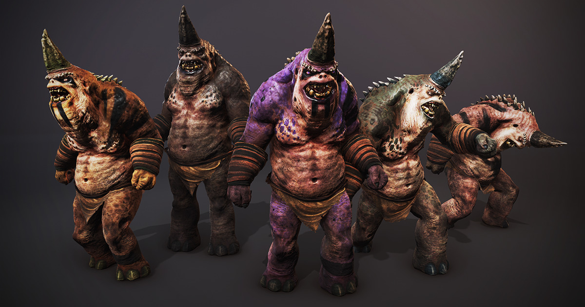 Cave Trolls | 3D Humanoids | Unity Asset Store