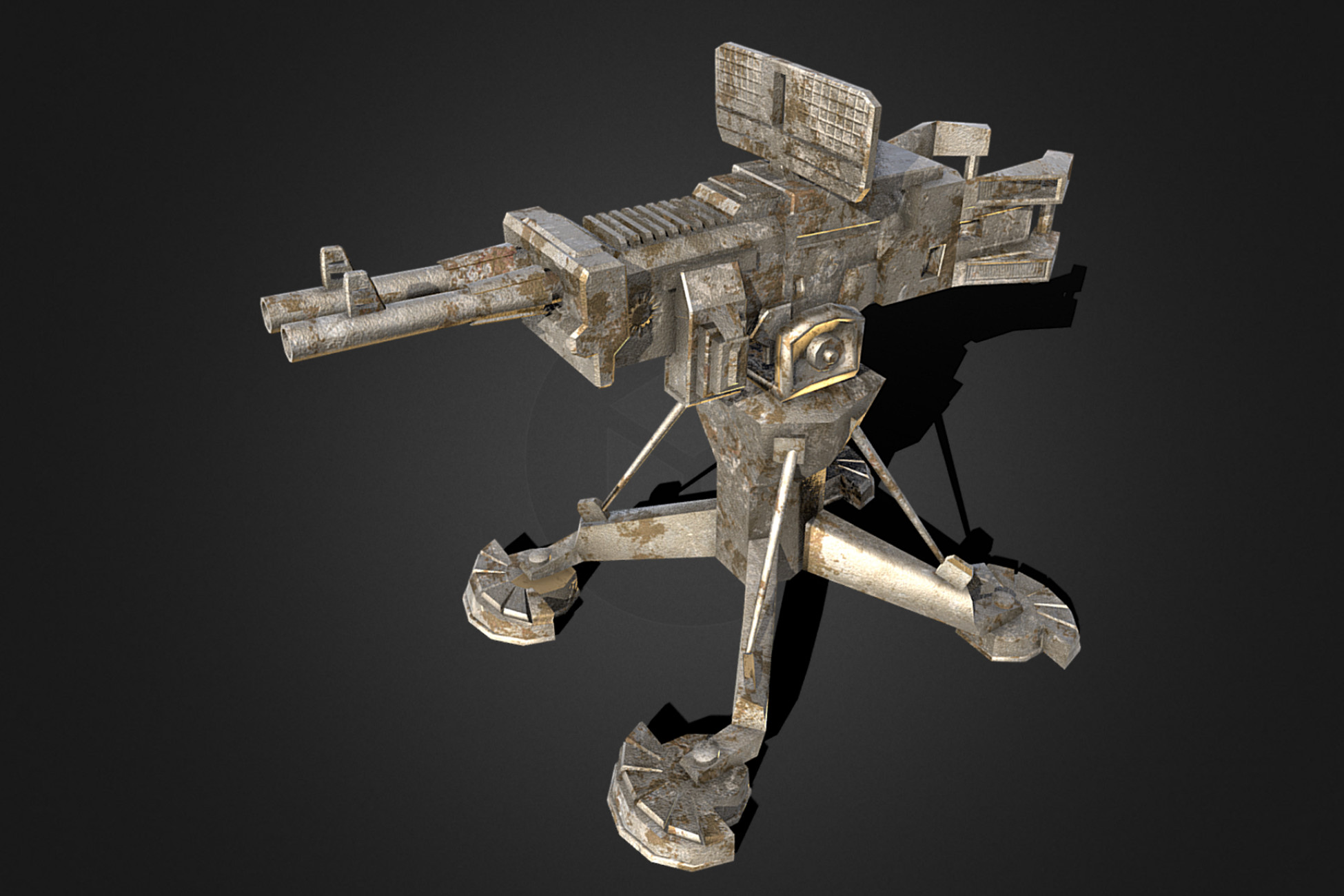 Fixed Machine Gun (Turret) | 3D 총기 | Unity Asset Store