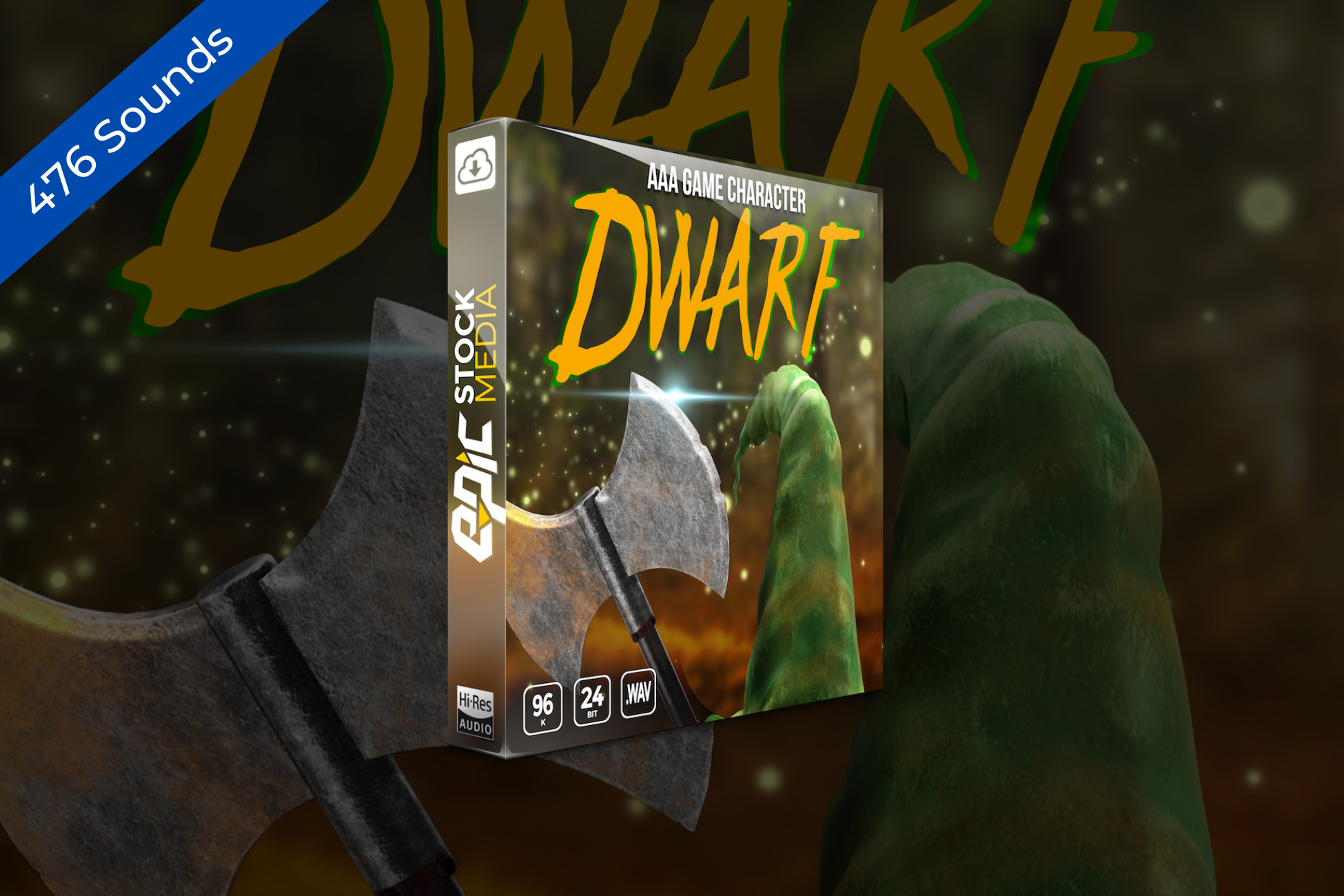 AAA Game Character Dwarf | Voices Sound FX | Unity Asset Store