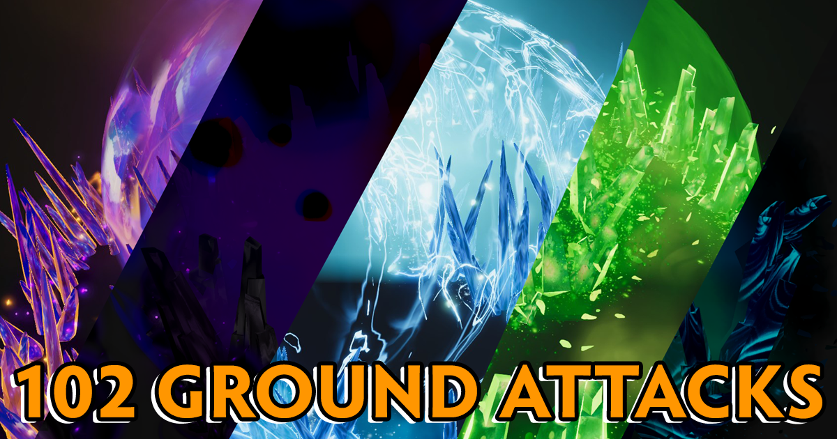 Stylized Spike Impale Magic VFX | Spells | Unity Asset Store