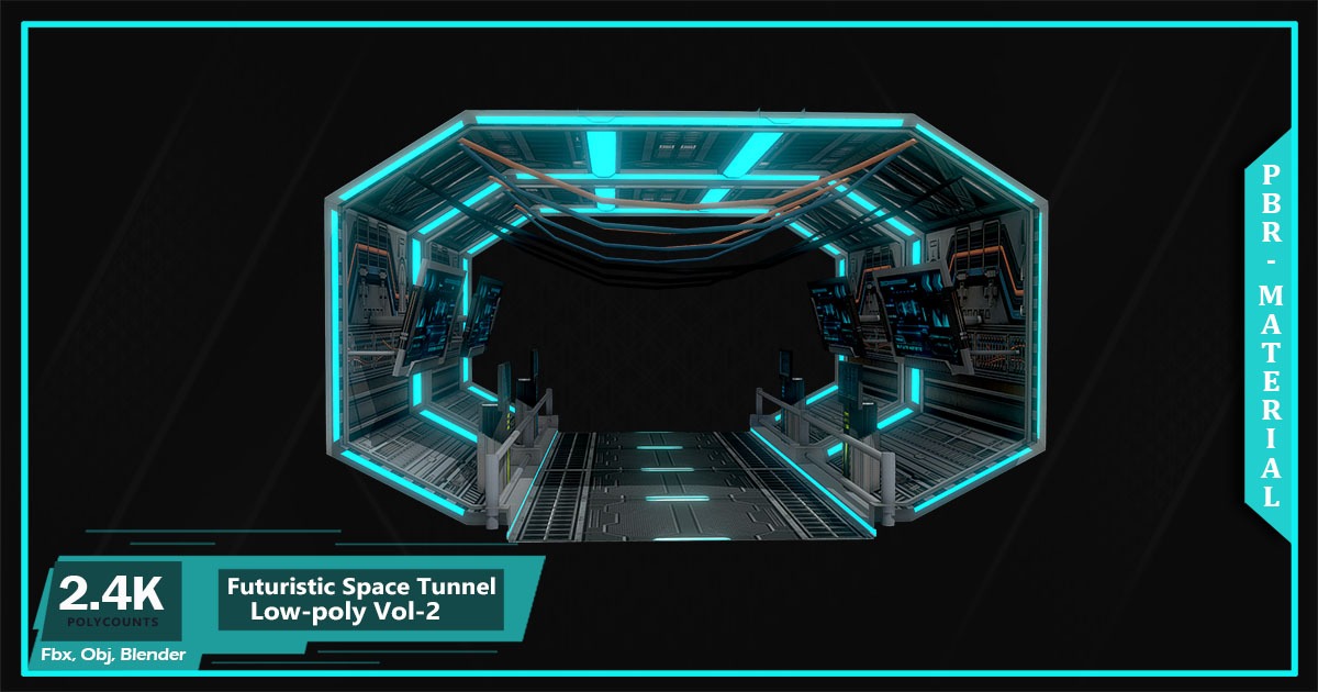 Scifi space Tunnel | 3D Roadways | Unity Asset Store