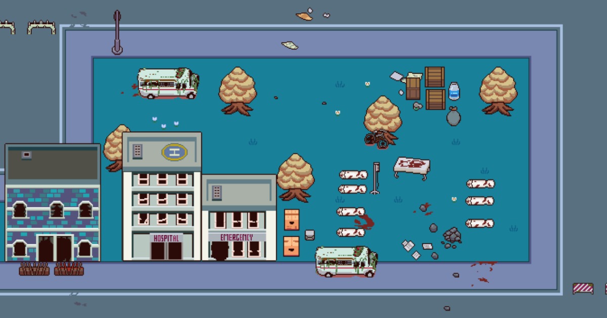 Pixel Top-Down Zombie Apocalyptic Package | 2D Environments | Unity ...