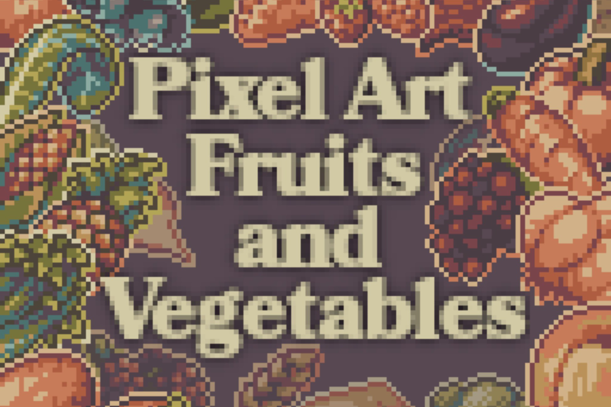 Pixel Art Fruits and Vegetables | 2D 아이콘 | Unity Asset Store