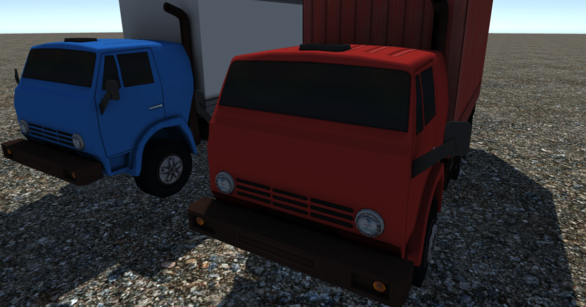 Industrial Small Truck Pack - V | 3D Land | Unity Asset Store