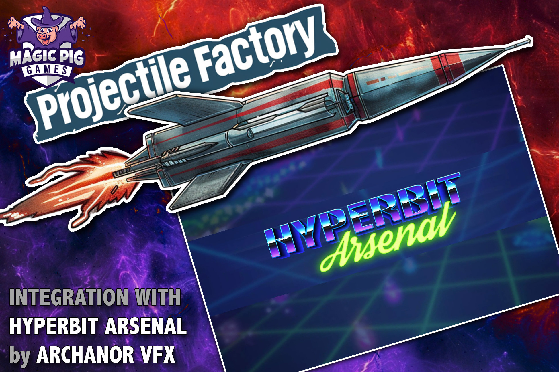 Projectile Factory for Hyperbit Arsenal by Archanor VFX | VFX Particles | Unity Asset Store