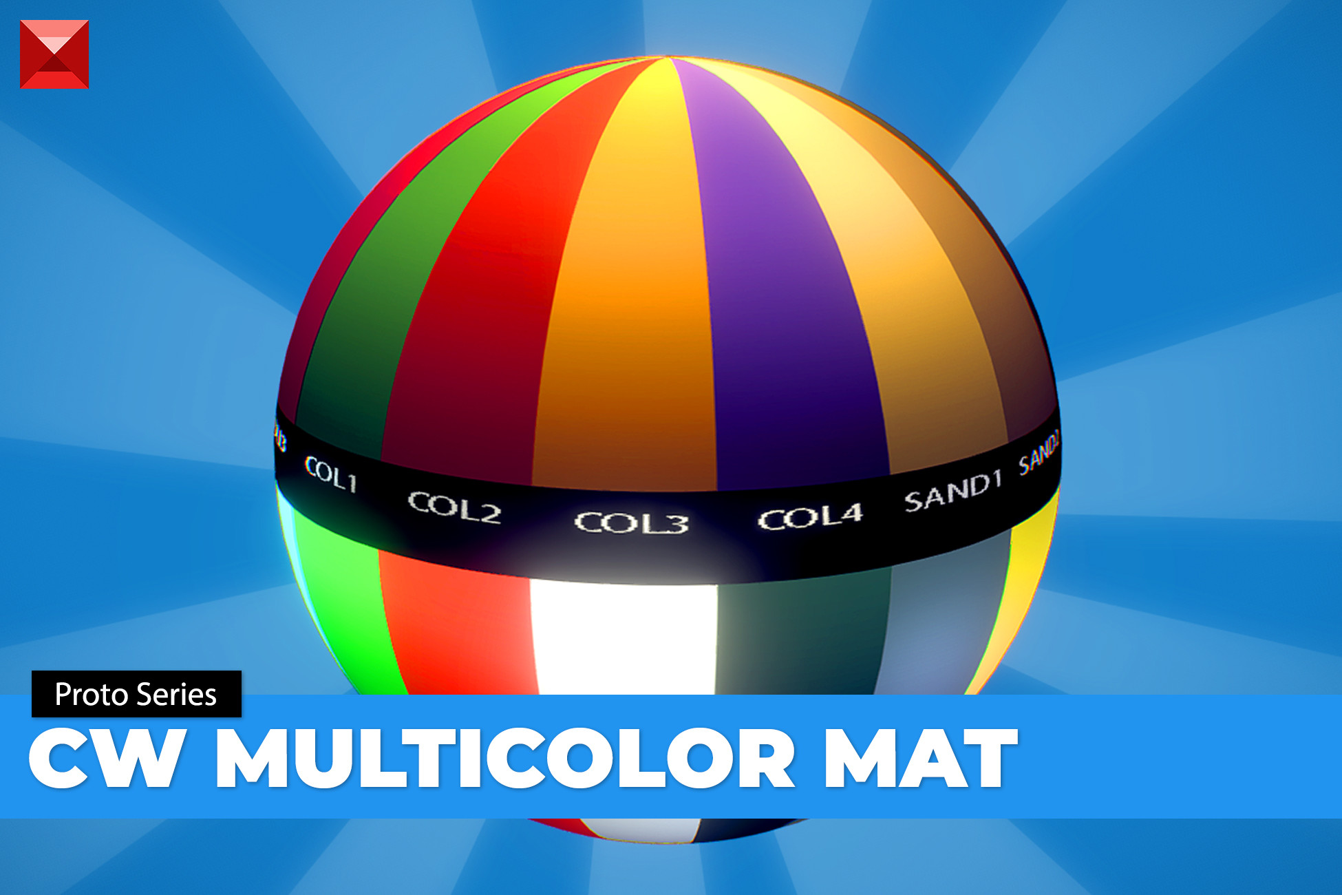 URP Multicolor Material - Proto Series | 2D Textures & Materials ...