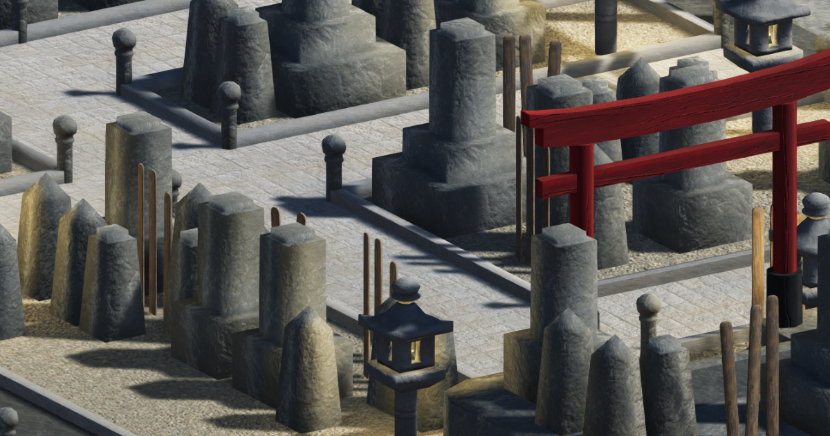 Japanese graveyard | 3D 주변환경 | Unity Asset Store
