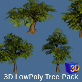 3D LowPoly Tree Pack