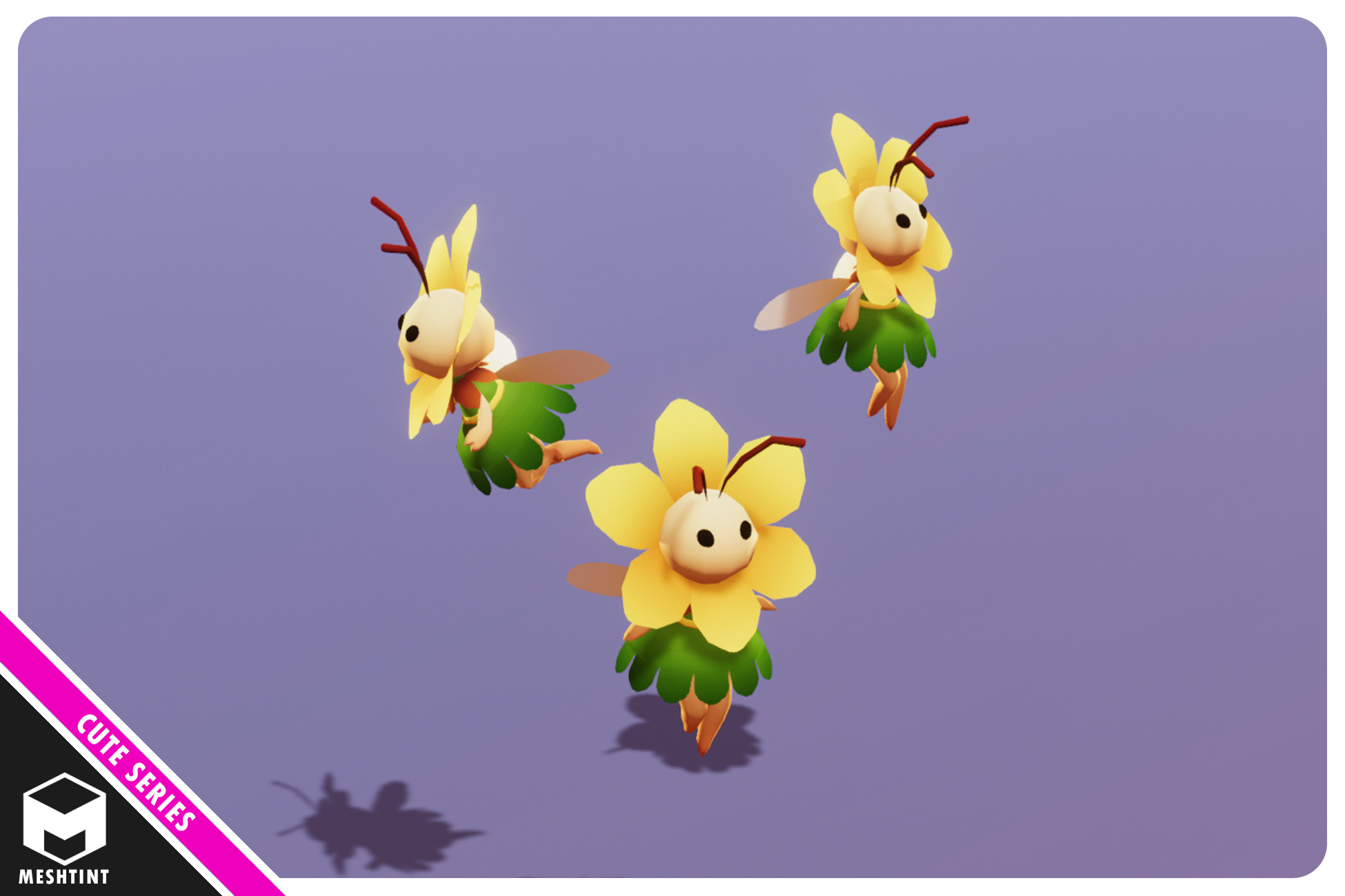 Sunflower Fairy Cute Series | 3D Creatures | Unity Asset Store