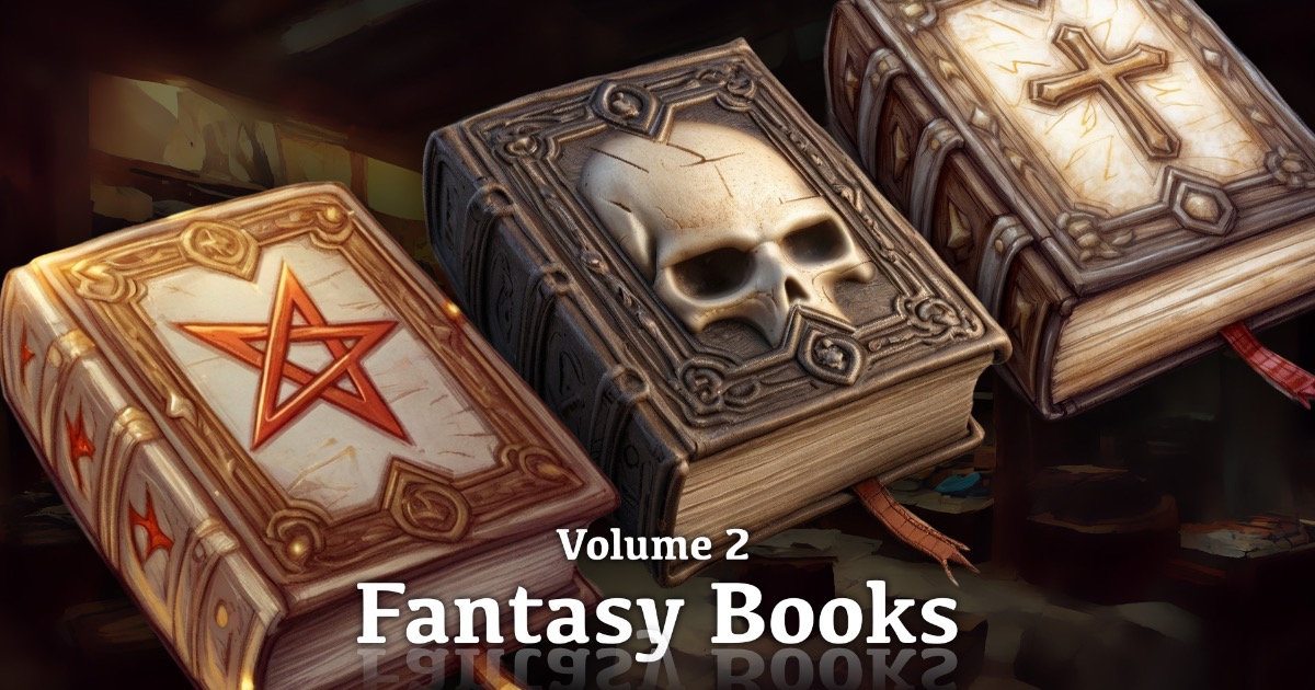 Fantasy Books - Volume 2 | 2D Icons | Unity Asset Store