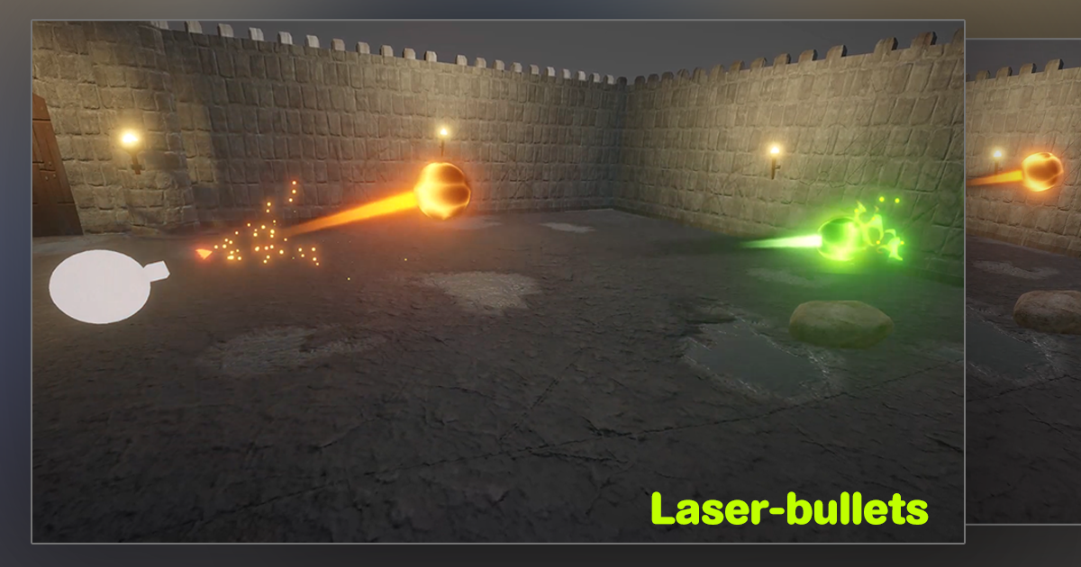 Laser Beam-Bullets | ビジュアルエフェクト | Unity Asset Store