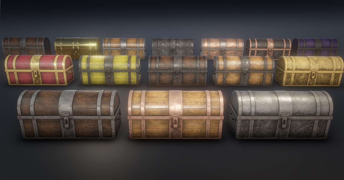 Treasure Chests: Classic | 3D Fantasy | Unity Asset Store