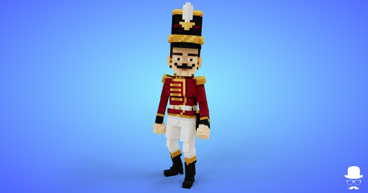 Voxel Nutcracker Character - 3D Lowpoly Fantasy Model | Characters ...